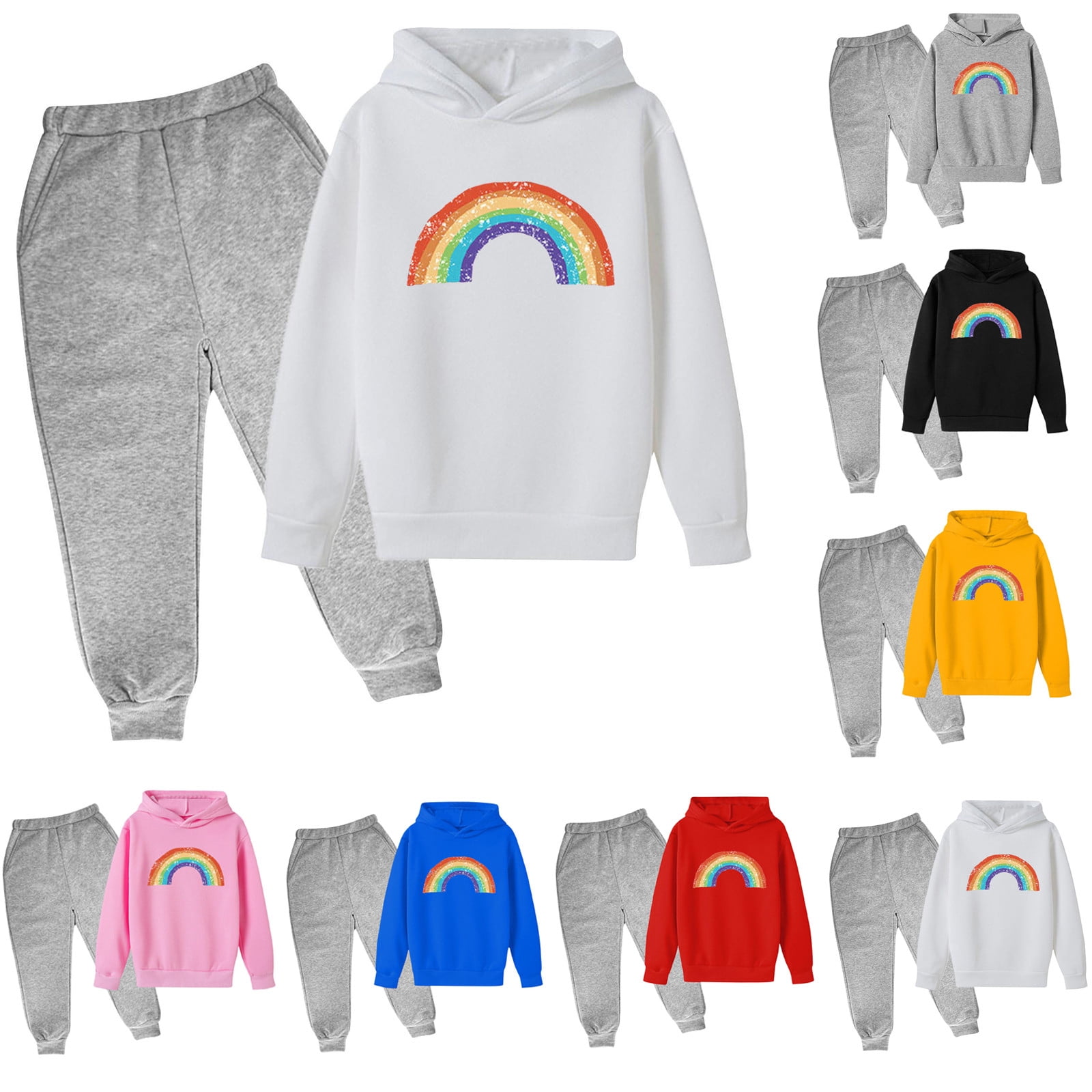Baby Boy Outfit Boys Girls Relaxed Fit Hoodie and Jogger Pants 2 Piece ...