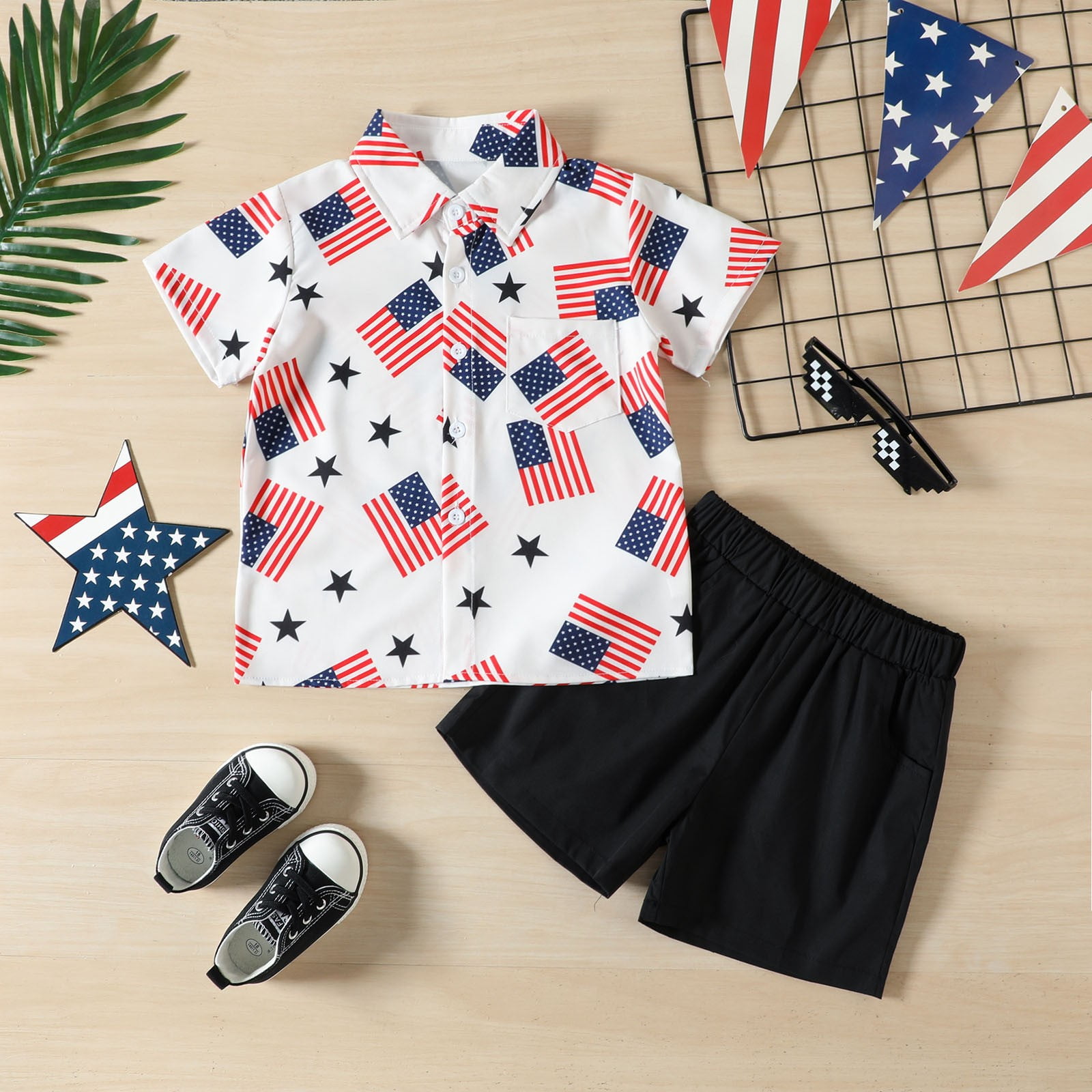 Baby Boy Outfit Independence Day Kids Toddler Boys Gentleman Outfit ...