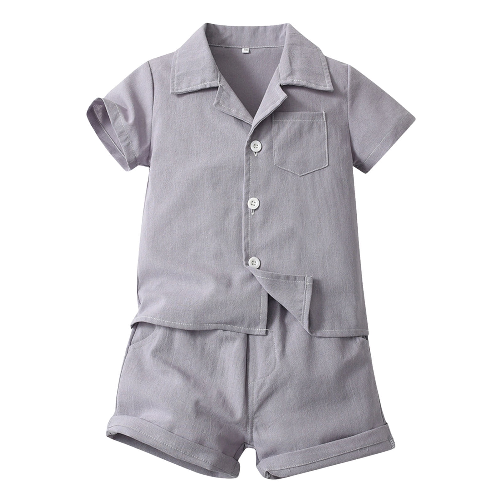 Baby Boy Outfit Short Sleeve Casual Gentleman Tops Hawaii Beach Holiday ...