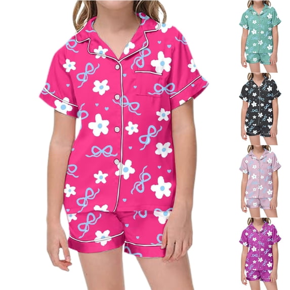 Baby Boy Outfit Soft Printed Short Sleeve Top and Pants 2 Piece Home ...