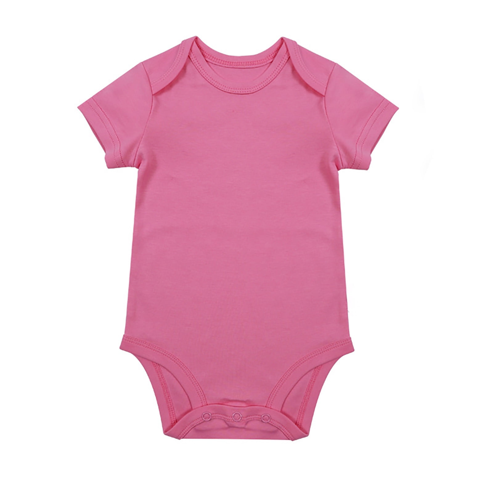 Baby Boy Outfit Solid Color Bodysuit Short Sleeve New Born Baby Boys ...