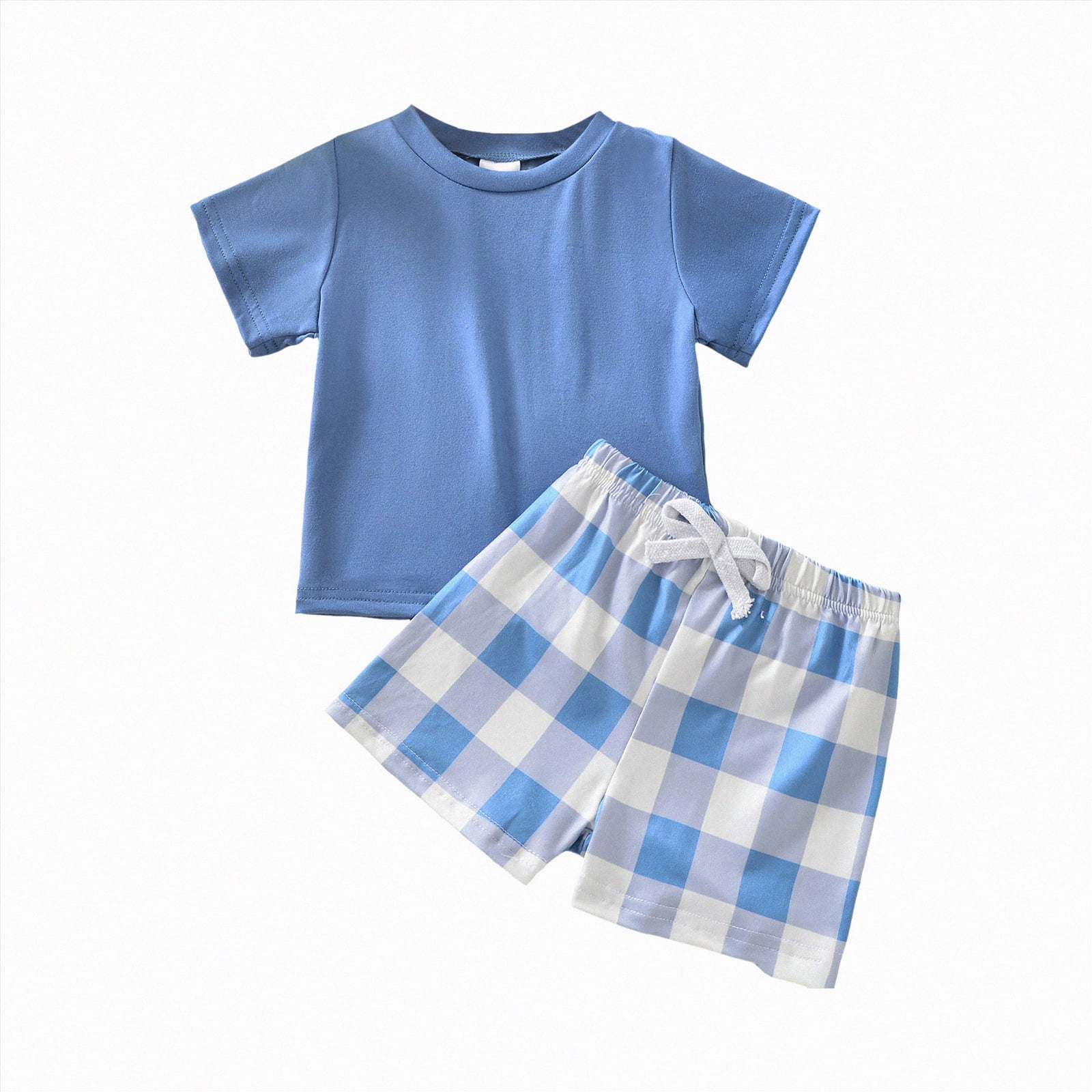 Baby Boy Outfit Toddler Boys Kids Spring Summer Cotton Elastic Printed ...