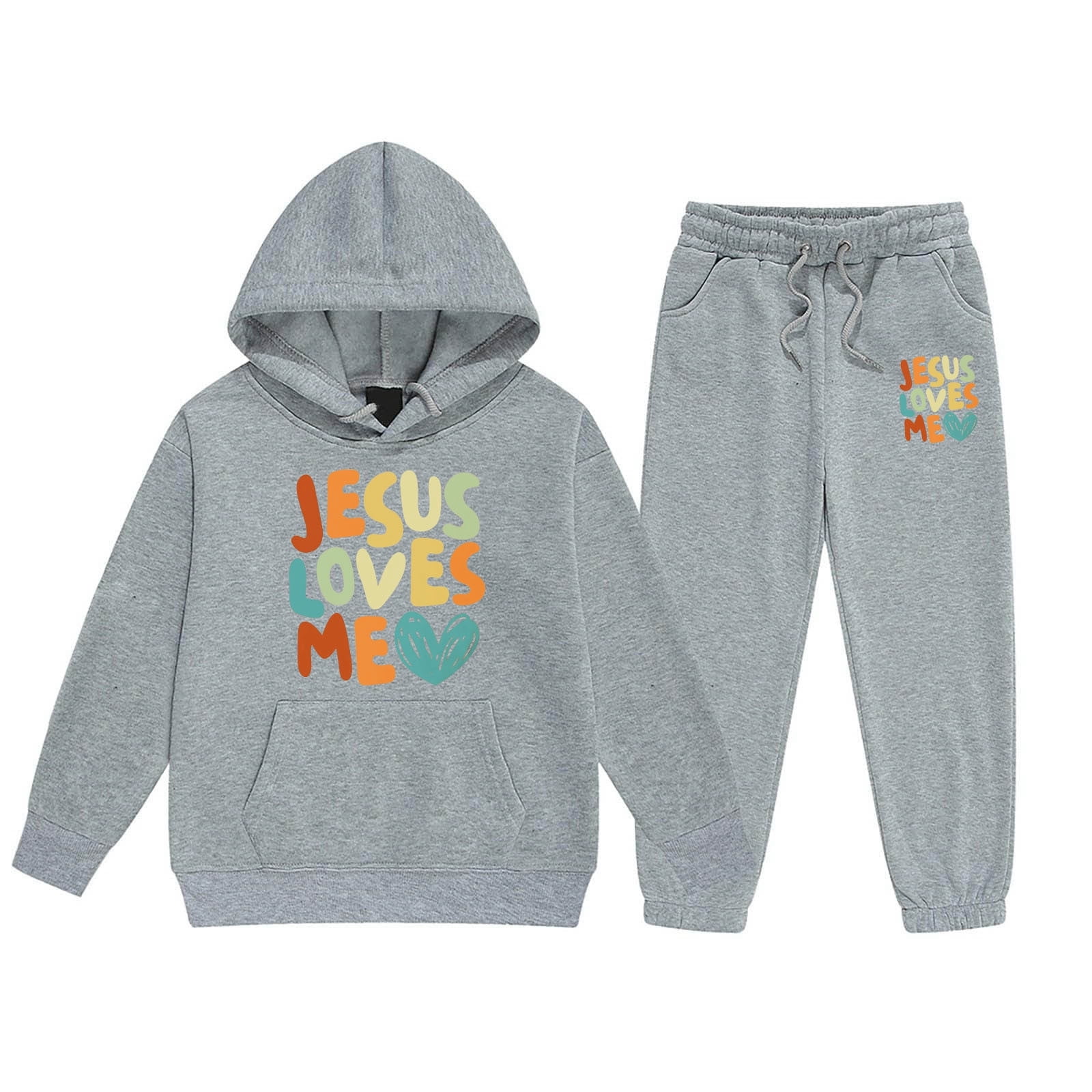 Baby Boy Outfits Kids Casual Long Sleeve Colorful Letter Hooded ...