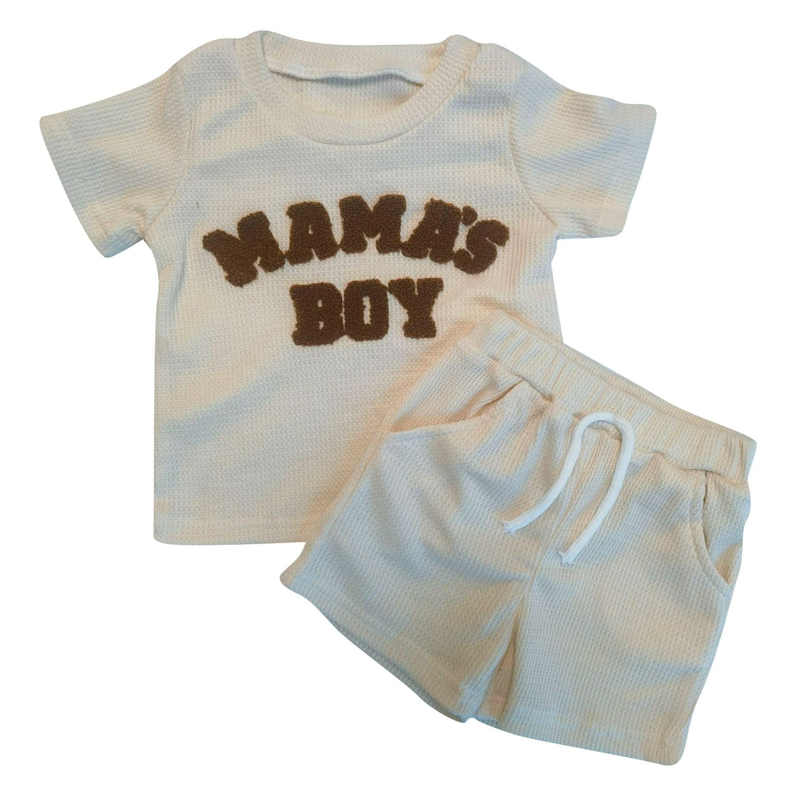 Baby Boy Outfits Kids Fashion Casual Mom's Boy Printed Fabric Short ...
