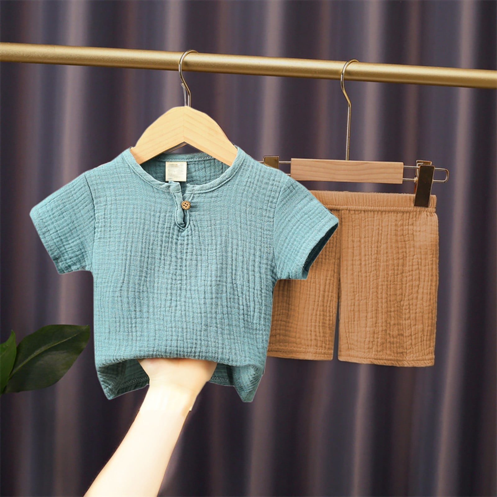Baby Boy Outfits Spring Linen Sets Toddler Boy Clothes Unisex Summer ...