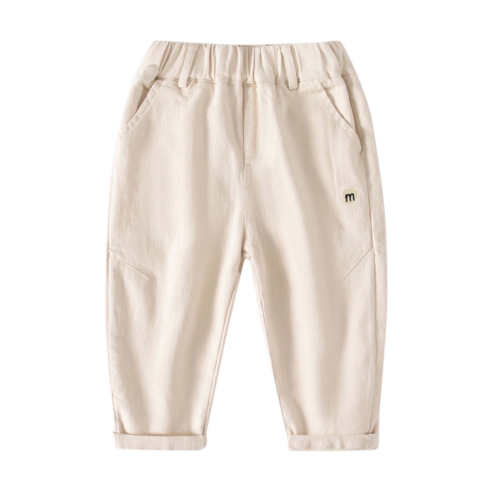 Baby Boy Pants Pull On Solid Color Sports Jogger Workout Cargo Casual ...
