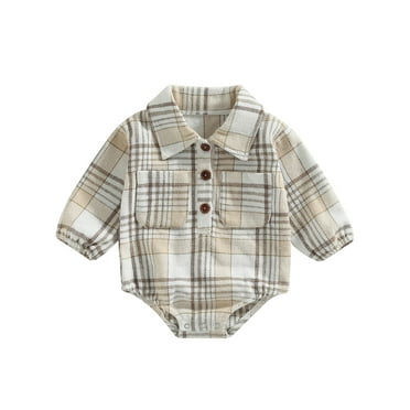 Younger Tree Toddler Baby Boy Girl Flannel Shirt Newborn Long Sleeve ...