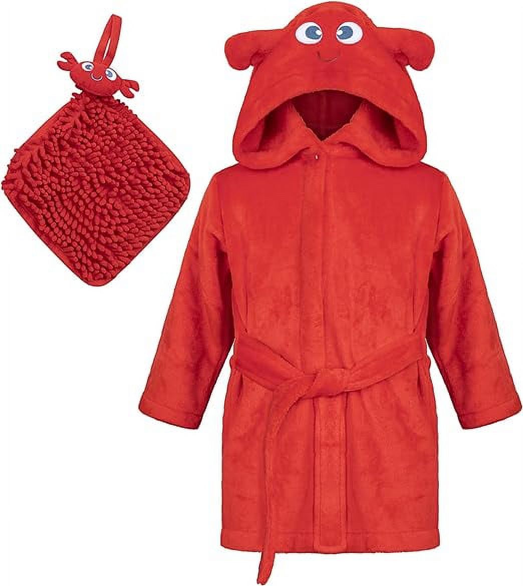 Baby Boy Robe - Soft Plush Bath Towel Robe Spa Set - Baby Bathrobe ...