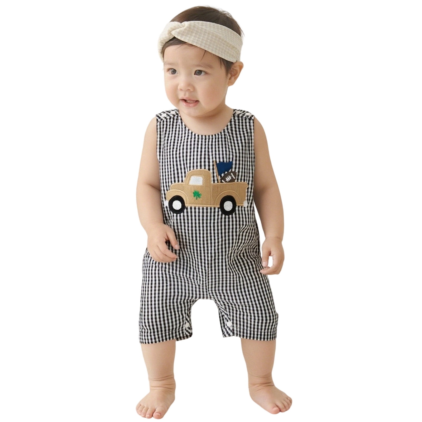 Baby Boy Rompers Baby Toddler Boys Rugby Football Embroidered Jumpsuit ...
