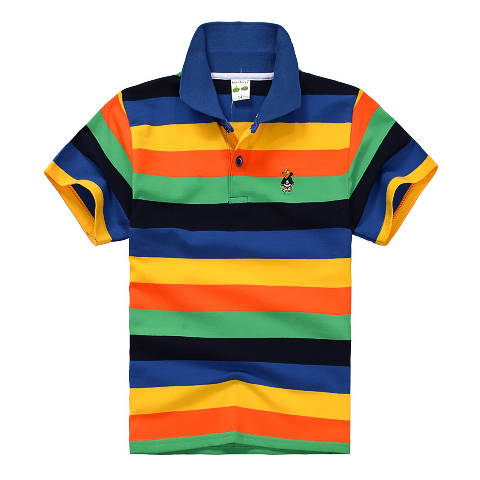 Baby Boy Summer Clothes Kids Toddler Boys Summer Short Sleeve Striped ...