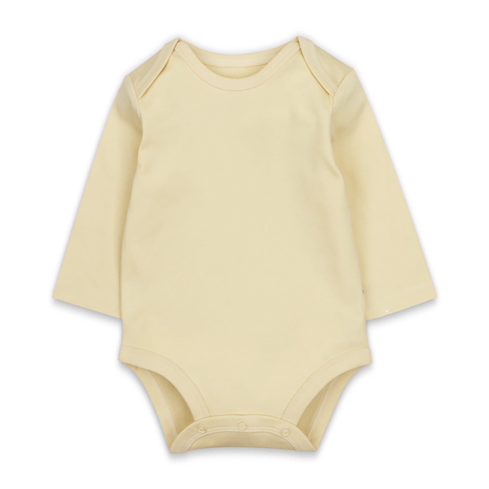 Baby Boy Summer Clothes Romper Toddler Long Sleeve Solid Color Bodysuit ...