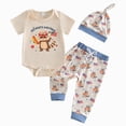 Baby Boy Summer Clothes RED WHITE AND FERAL USA Short Sleeve Romper ...