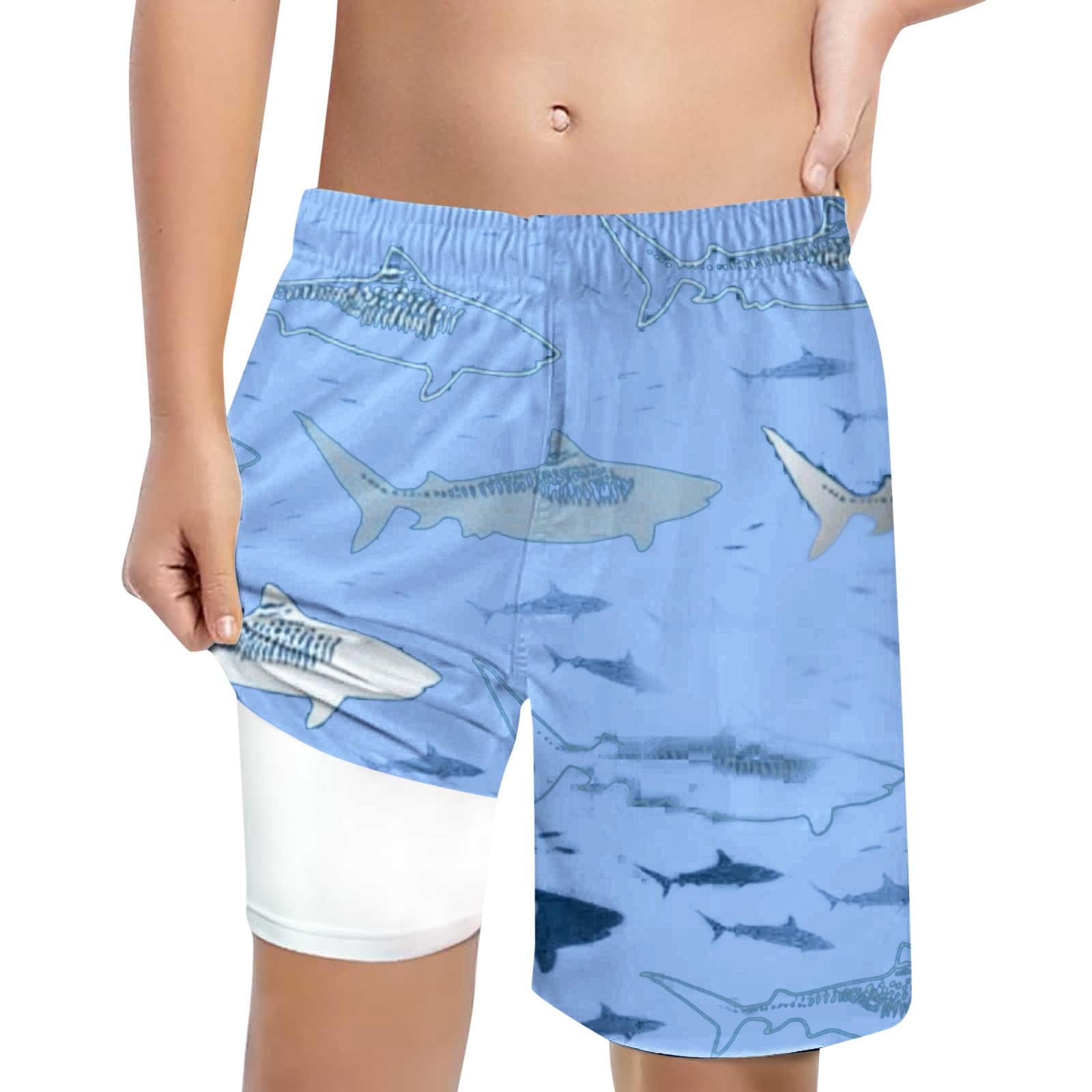 Baby Boy Swim Trunks Kids Toddler Boys Hawaiian Style Swimming Shorts ...