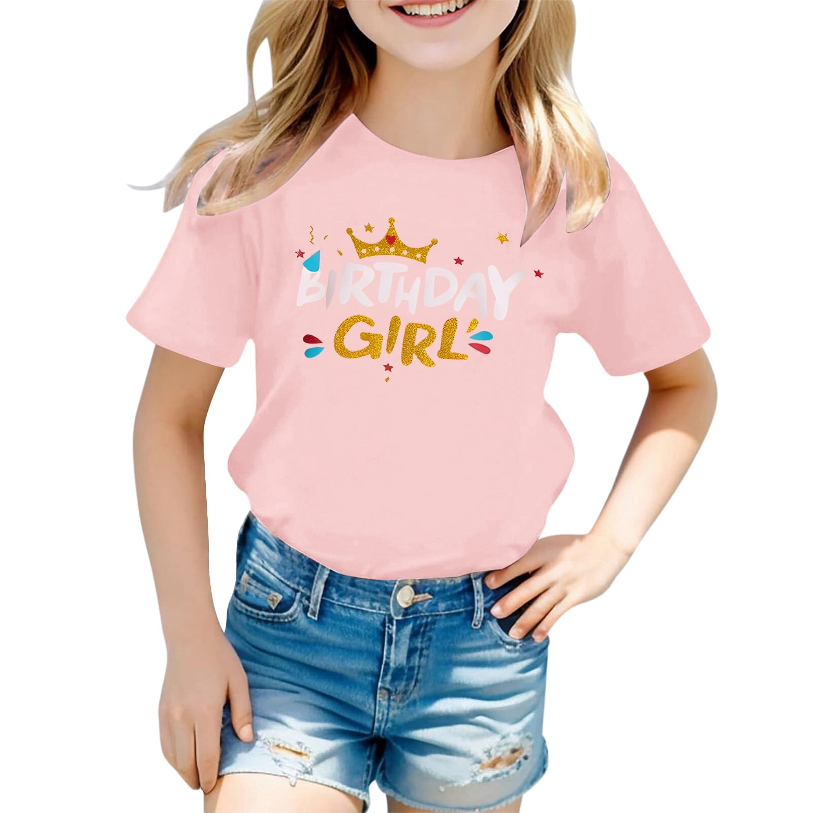 Baby Boy Tees Fashion Letter Round Neck Short Sleeved Boys Clothing ...