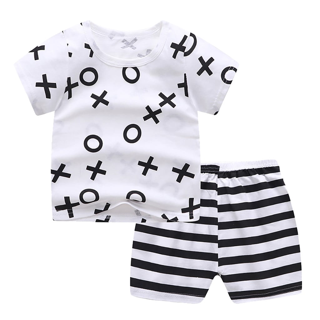 Baby Boy's Clothing Baby Boy Girl Clothes Outfits Cotton Printed Top ...