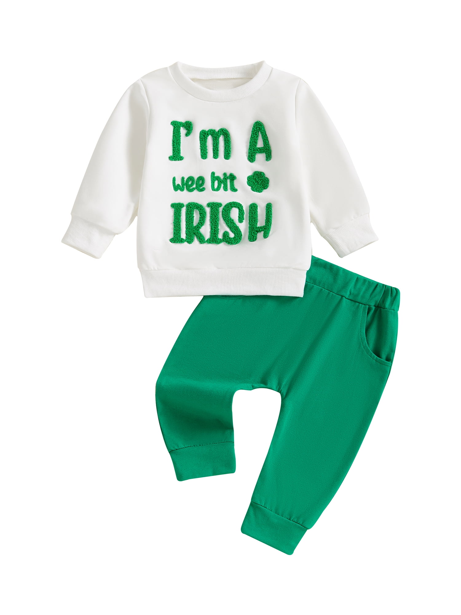 Baby Boys 2Pcs Spring Outfits 6 12 18 24 Months 2T 3T Toddler Boy Irish ...
