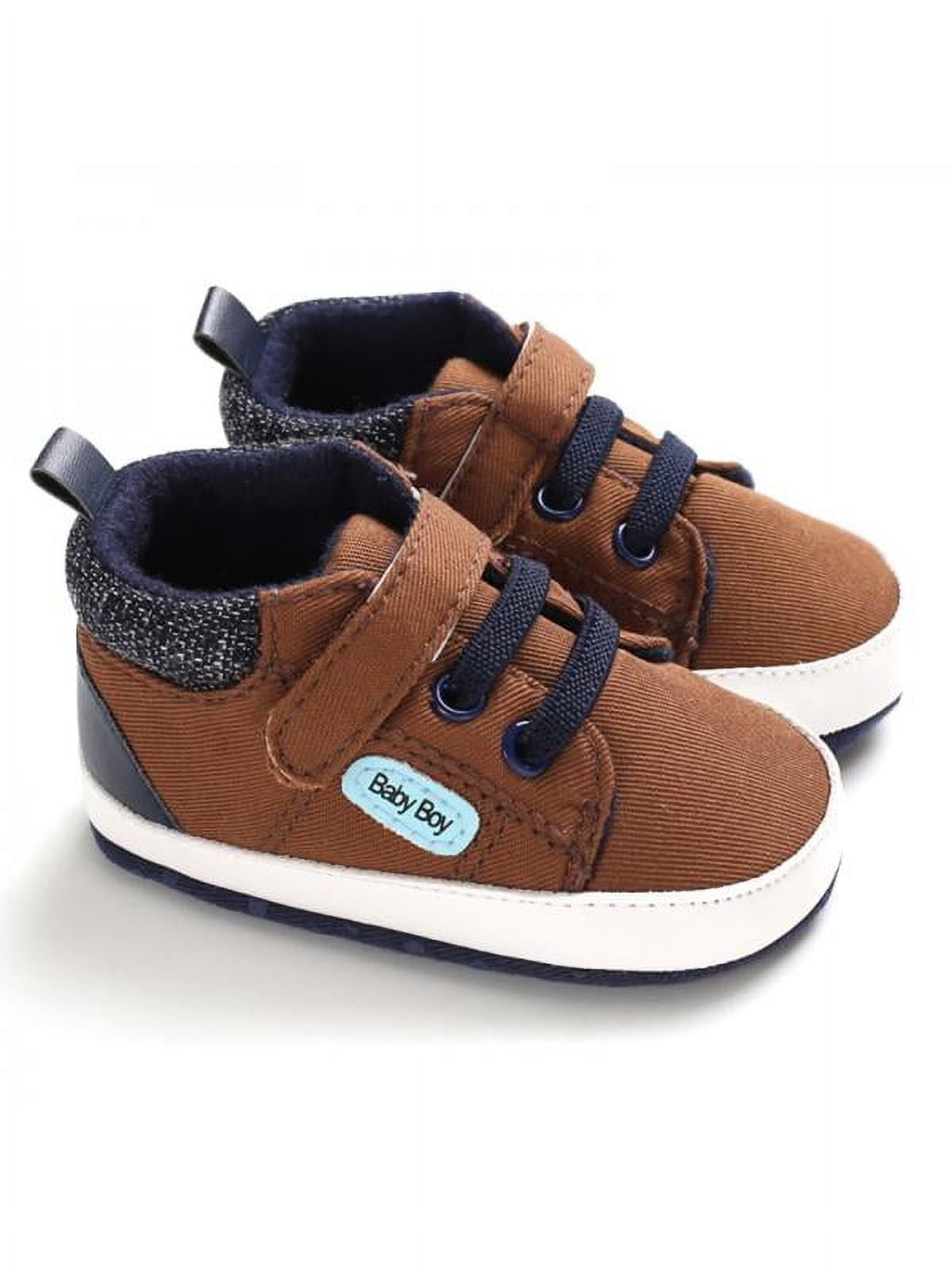 Baby Boys Anti-Slip Shoes Sneakers Toddler Soft Soled Walkers - Walmart ...
