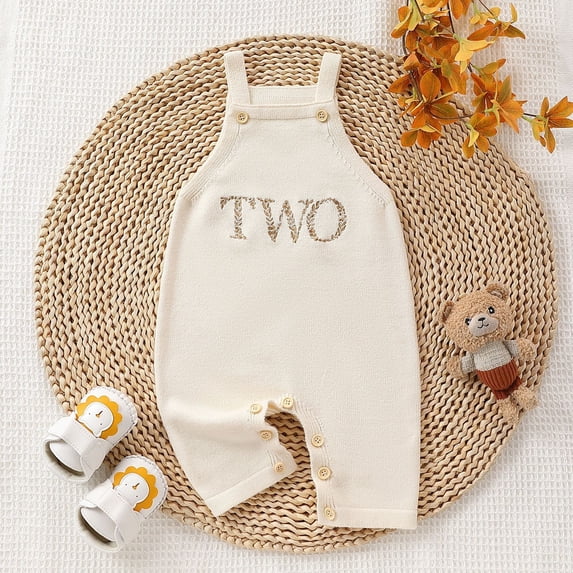Baby Boys' Bodysuits Size 18-24M Kids Sleeveless Square Neck Letter ...