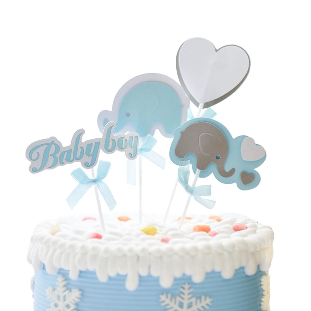 Baby Boys Cake Topper for Shower/Birthday Party (Blue) - Walmart.com