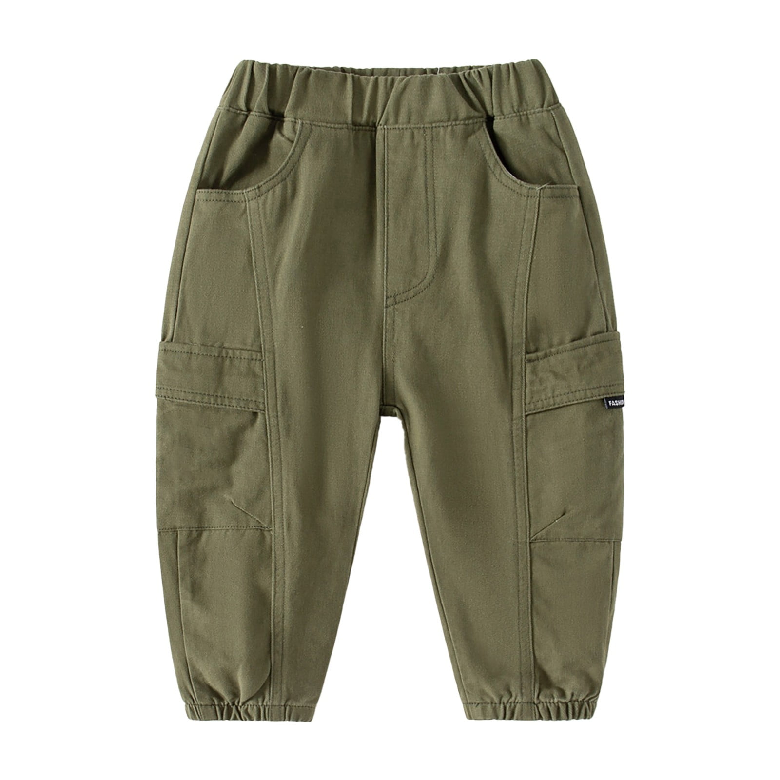 Baby Boys Cargo Joggers Pants Toddler Baggy Lightweight Casual Hiking ...