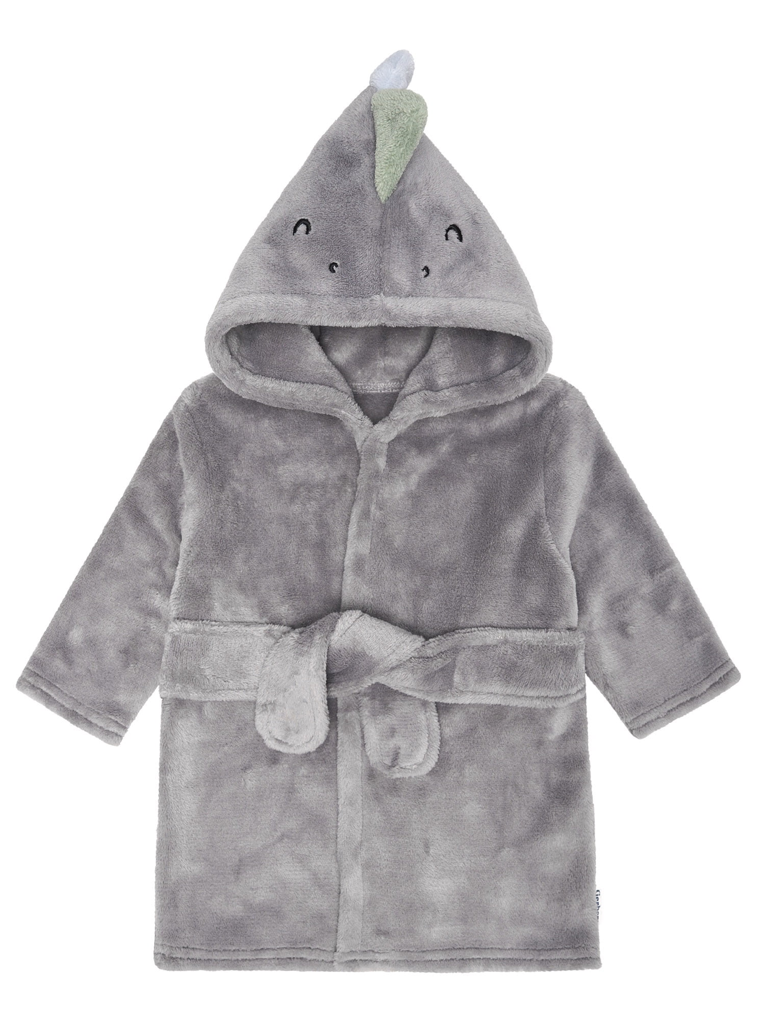 Gerber Baby Neutral Robe, Charcoal Dino - Walmart.com