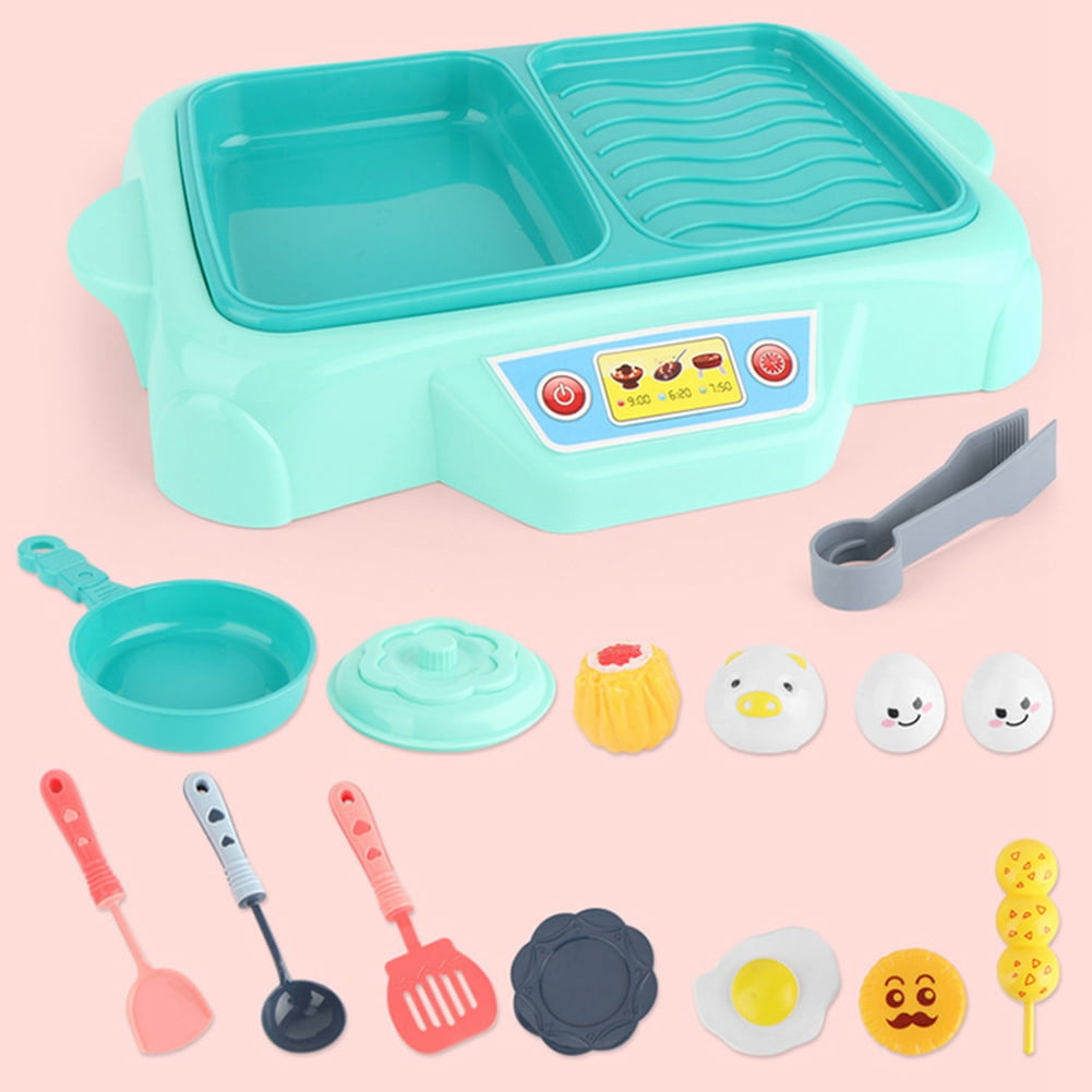 Baby Boys Girl BBQ Grill Set Little Chef Play Kids Barbecue Kitchen ...