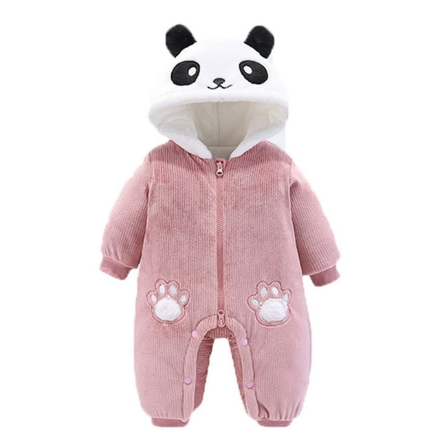 Baby Boys Girls Cartoon Bear Hooded Romper Jumpsuit Coat Bodysuit Baby Clothes Girl - Walmart.com