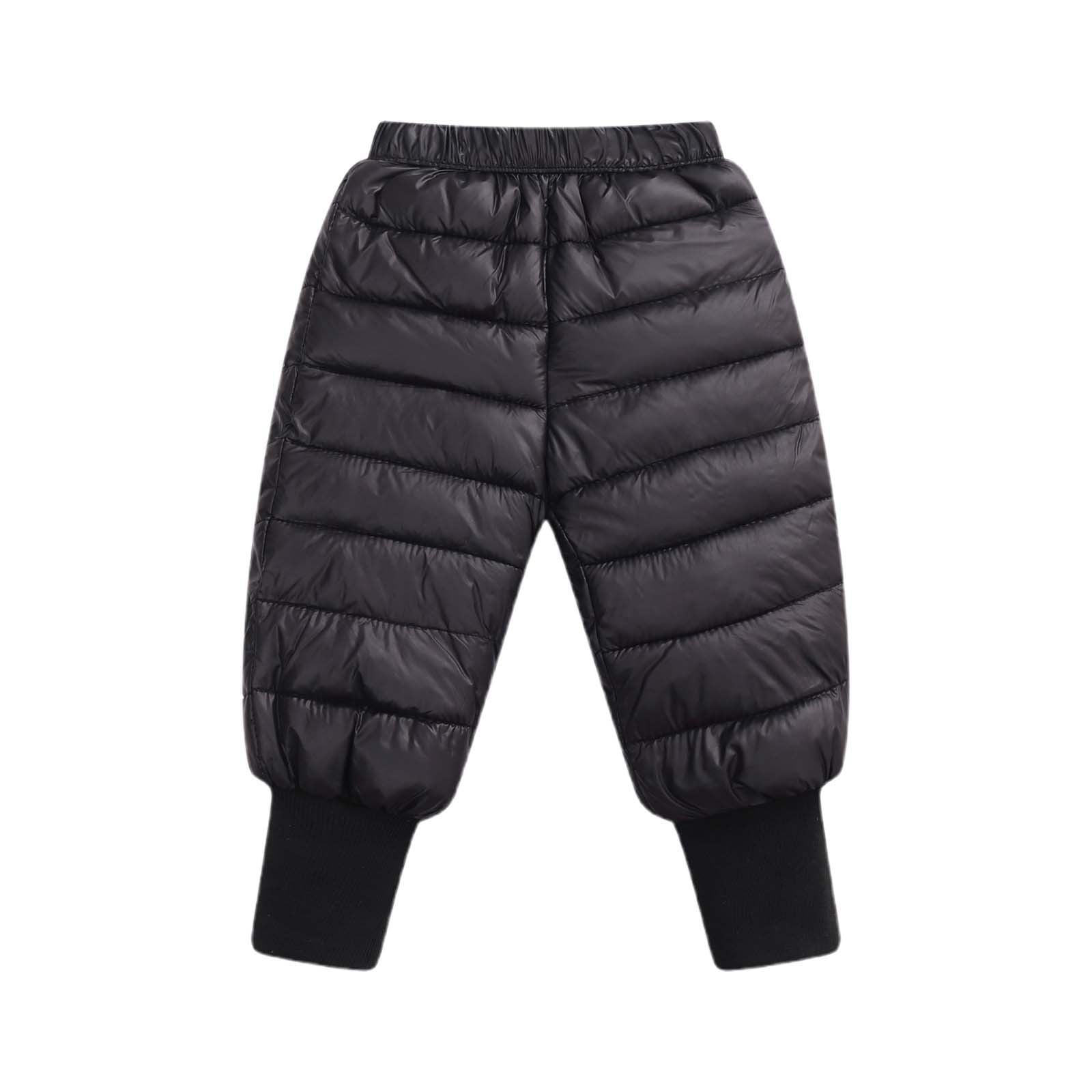 Baby Boys Girls Down Snow Pants Windproof Warm Trousers Lightweight ...