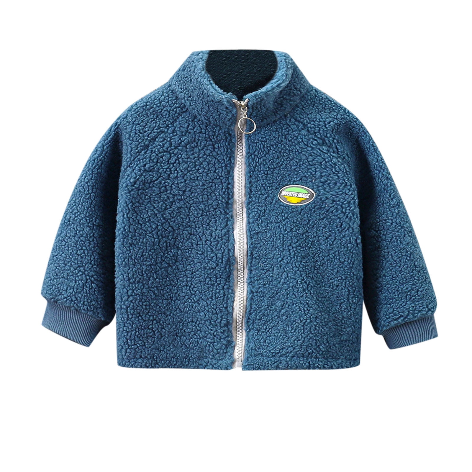 Baby Boys Girls Jackets Kids Child Toddler Long Sleeve Patchwork Letter ...