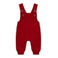 Baby Boys Girls Knit Strap Overalls Set 0-3 Years, Spring Autumn Solid ...