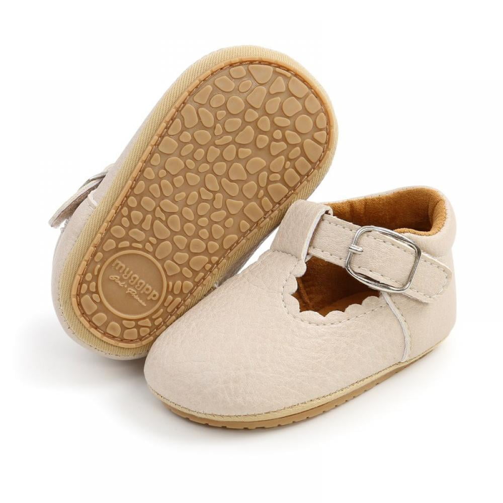 Baby Boys Girls Lace Up Leather Sneakers Soft Rubber Sole Infant Moccasins Newborn Oxford ...