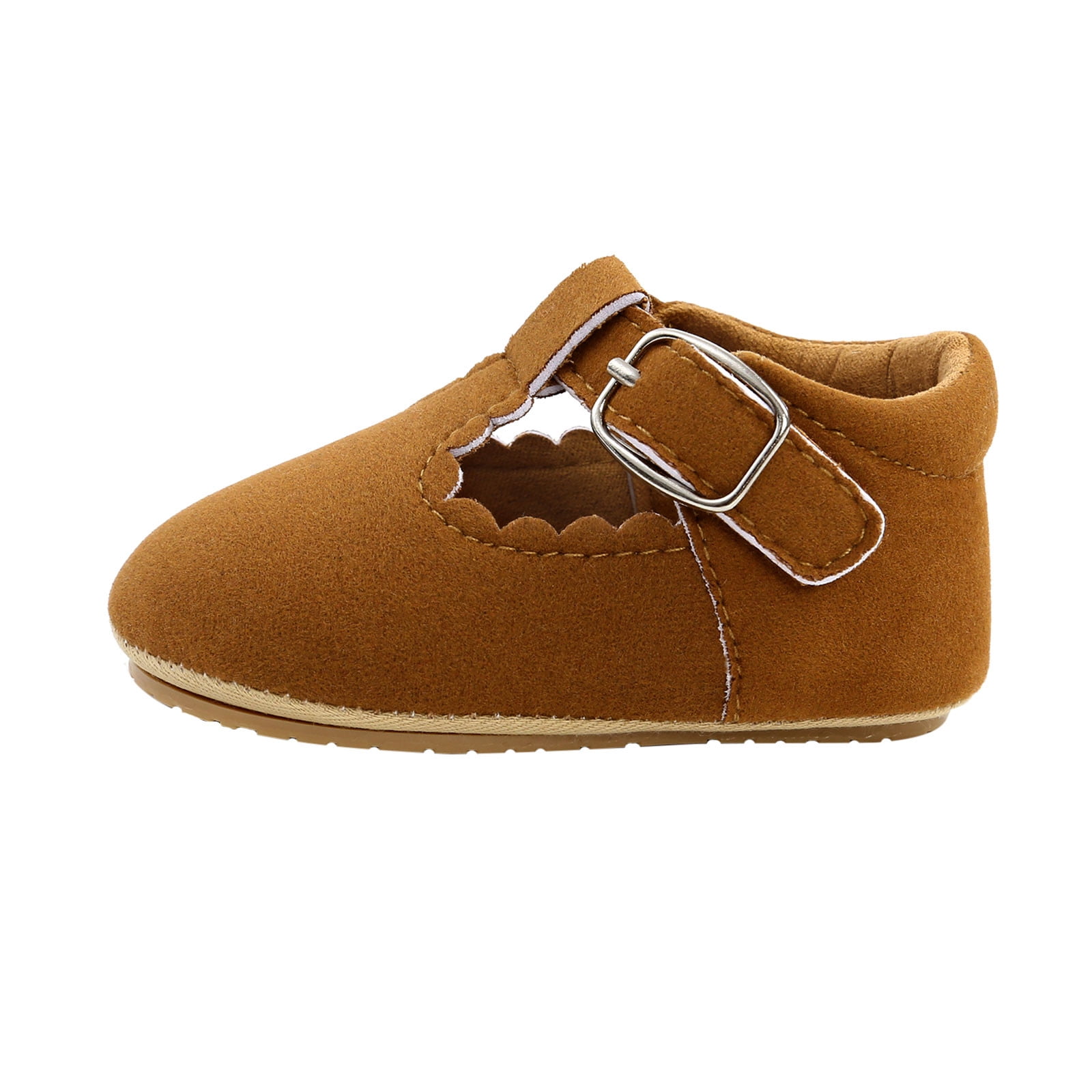 Baby Boys Girls Lace Up PU Leather Sneakers Soft Rubber Sole Infant Moccasins Newborn Oxford ...