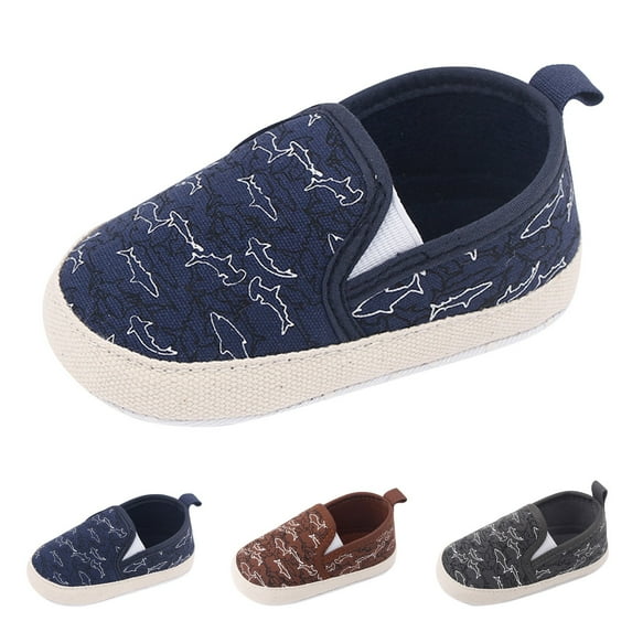 Baby Boys Girls Lightweight Shoes Non-Slip Soft Sole Shark Sneakers ...