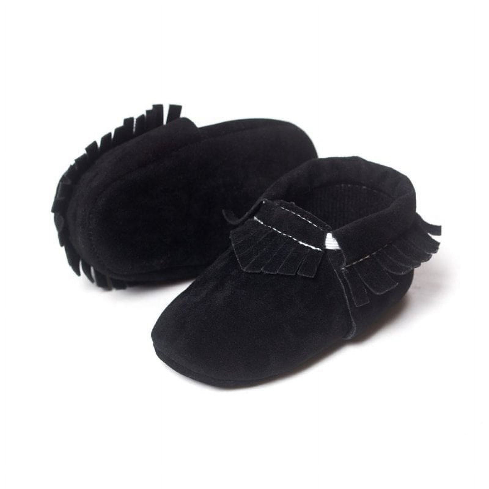 Baby Boys Girls Moccasins Soft Sole Tassels Prewalker Anti-Slip Shoes - Walmart.com