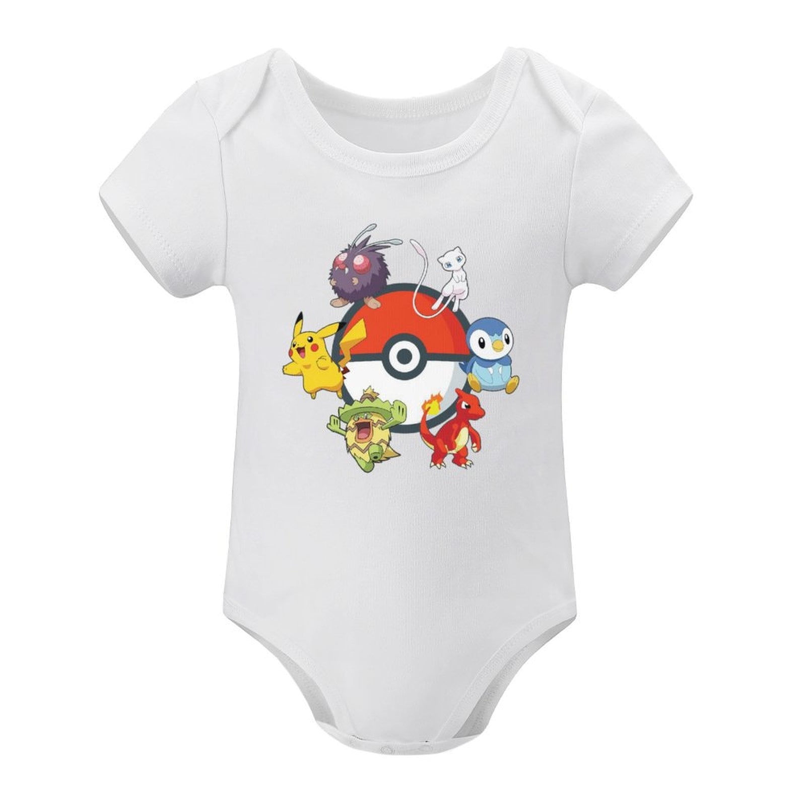 Baby Boys&Girls Pokemon Short Sleeves Onesie Bodysuits Newborn 9 Month ...