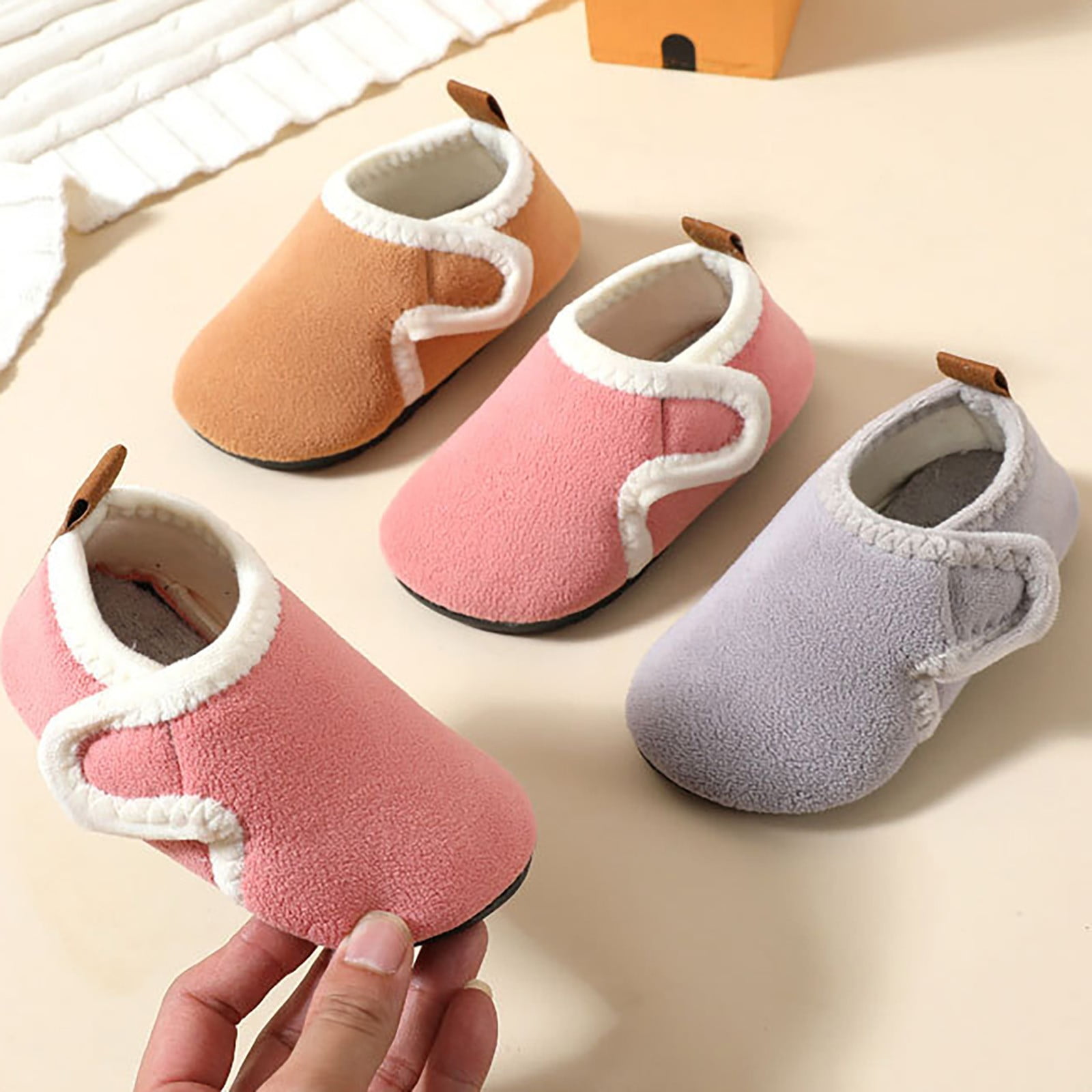 Baby Boys Girls Shoes Sneakers Soft Sole Anti- Flats Babys First ...