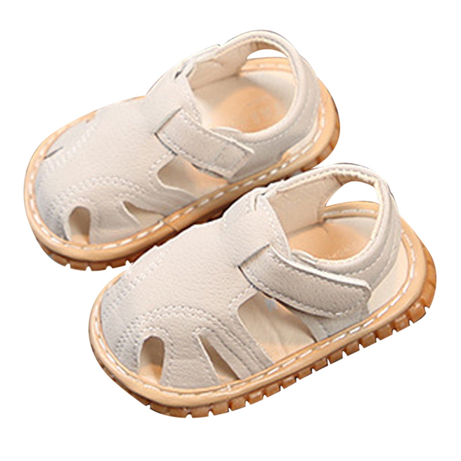 Baby Boys Girls Squeaky Sandals Summer Closed-Toe Anti-Slip Premium ...