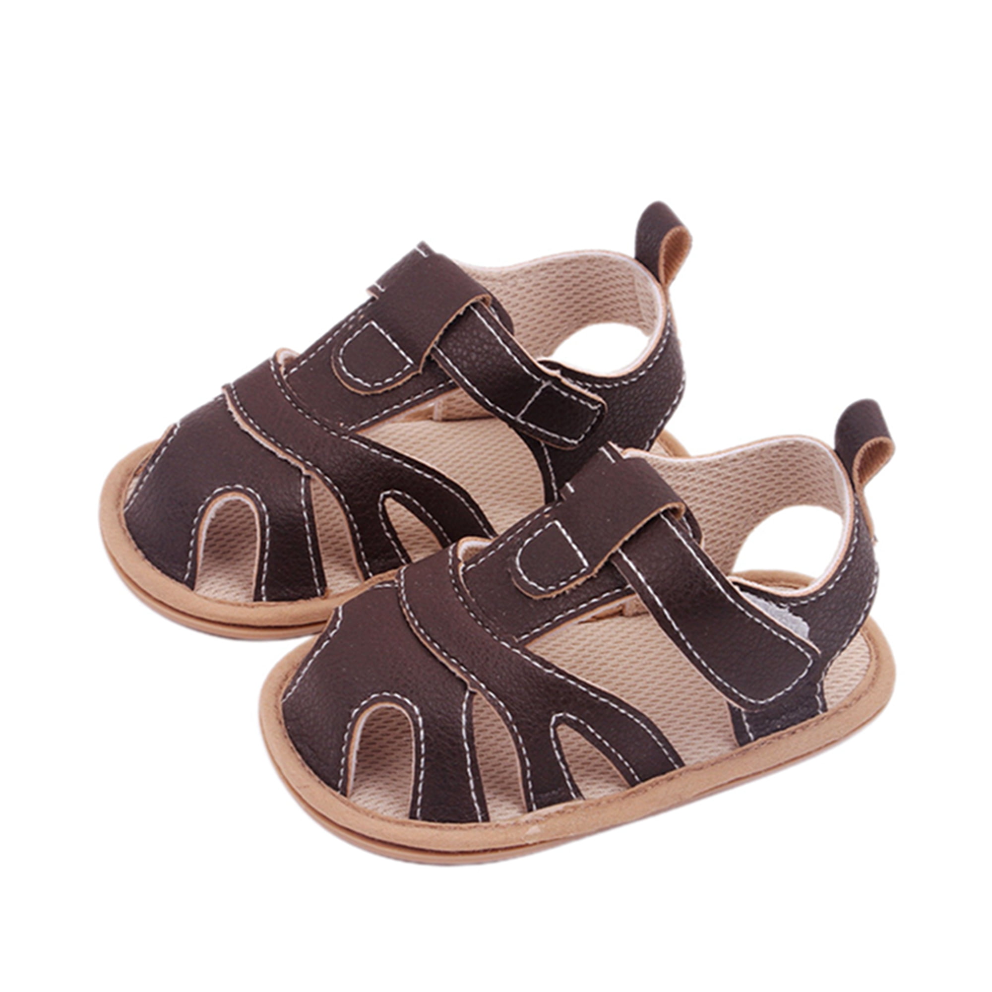 Baby Boys Girls Summer Sandals, Closed Toe Newborn First Walker Shoes ...