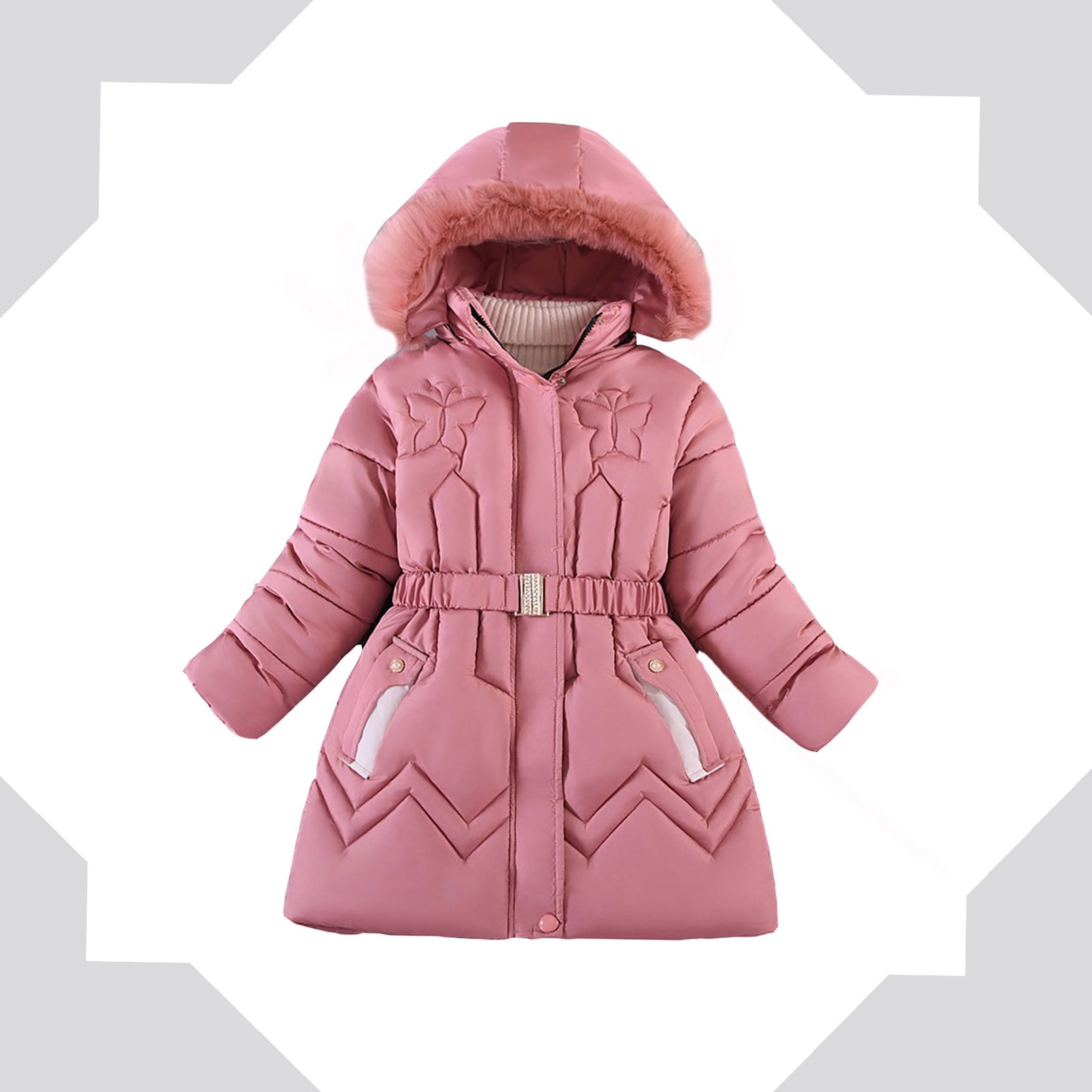 Baby Boys Girls Winter Coat,Kids Puffer Coat Mid-length Jackets Lightweight Puffer Jacket For ...