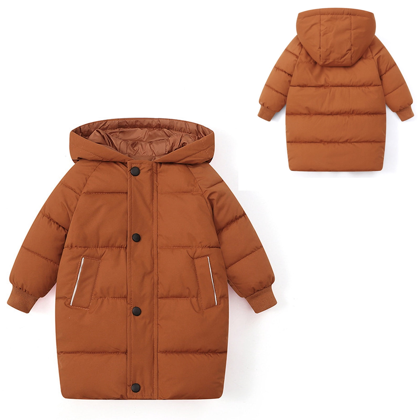 Baby Boys Girls Winter Coat,Little Boys Girls Puffer Coat Mid-length ...