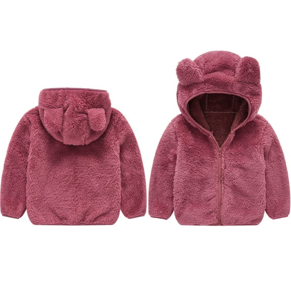 Baby Boys Winter Coat Jacket Bear Ear Hooded Jacket for Kids Baby Toddler Winter Jacket Baby ...