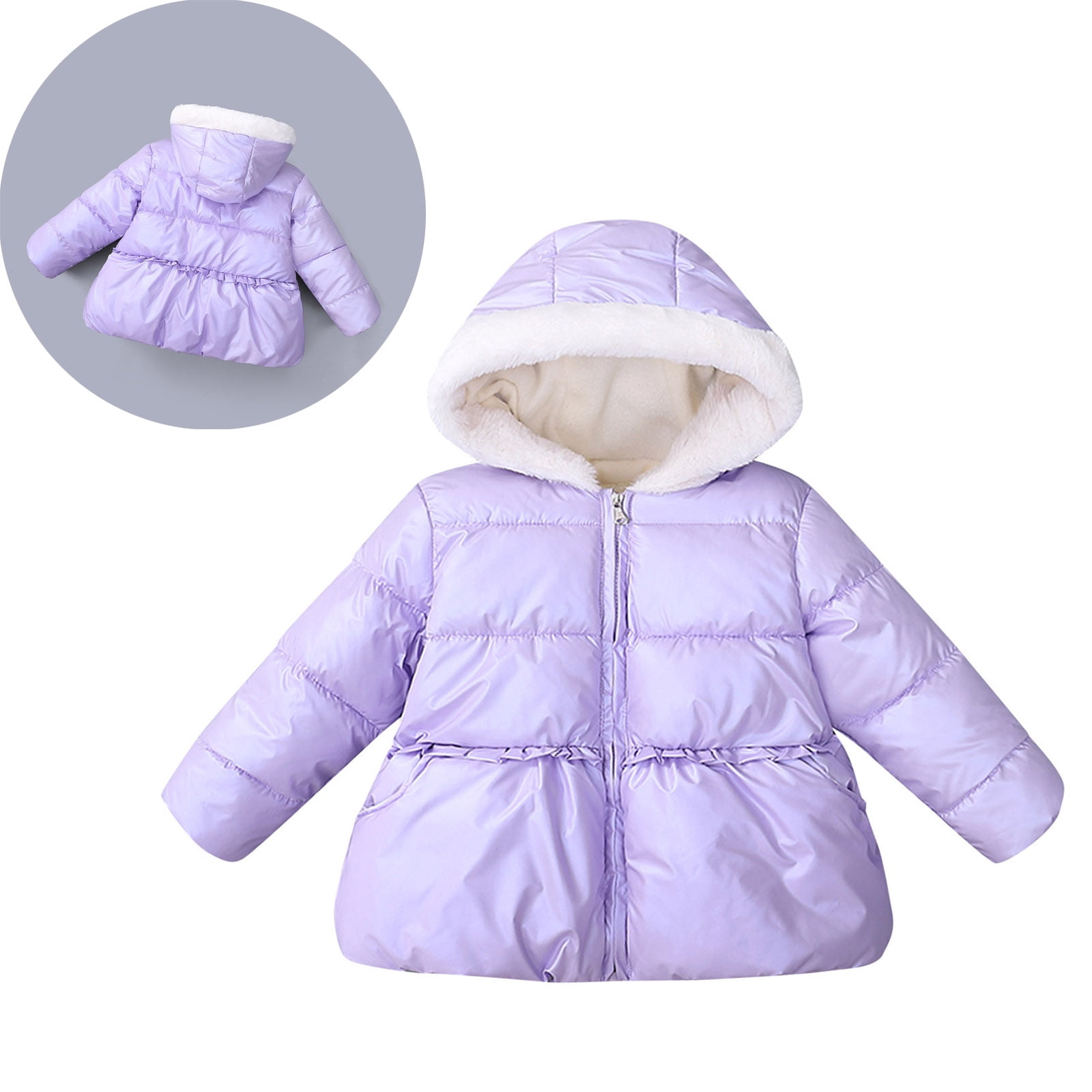 Baby Boys Winter Coat,Toddler Puffer Coat Mid-length Hooded Jacket ...