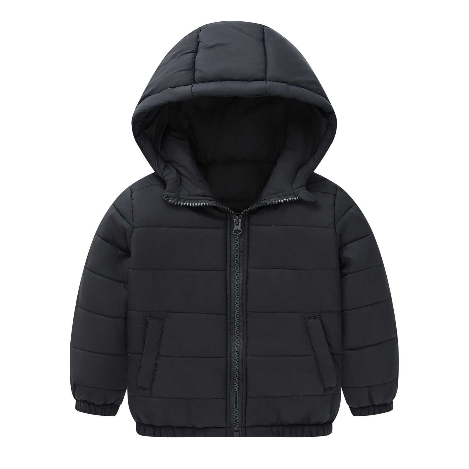 Baby Boys Winter Coat Toddler Puffer Coat Cute Bear Hooded Jacket Long Sleeve Light Winter Coats ...