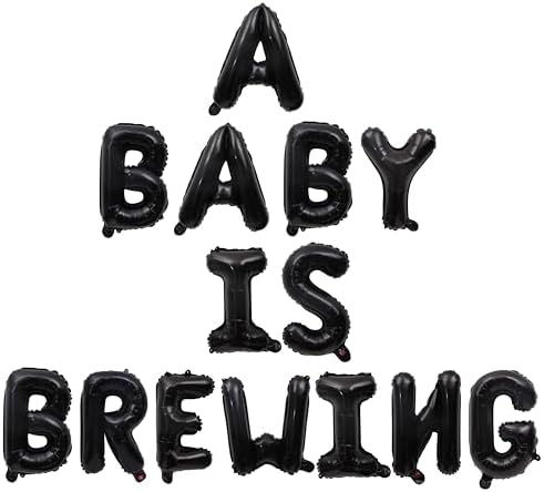 A Baby is Brewing Balloons Banner - Baby Announcement Halloween,Baby ...