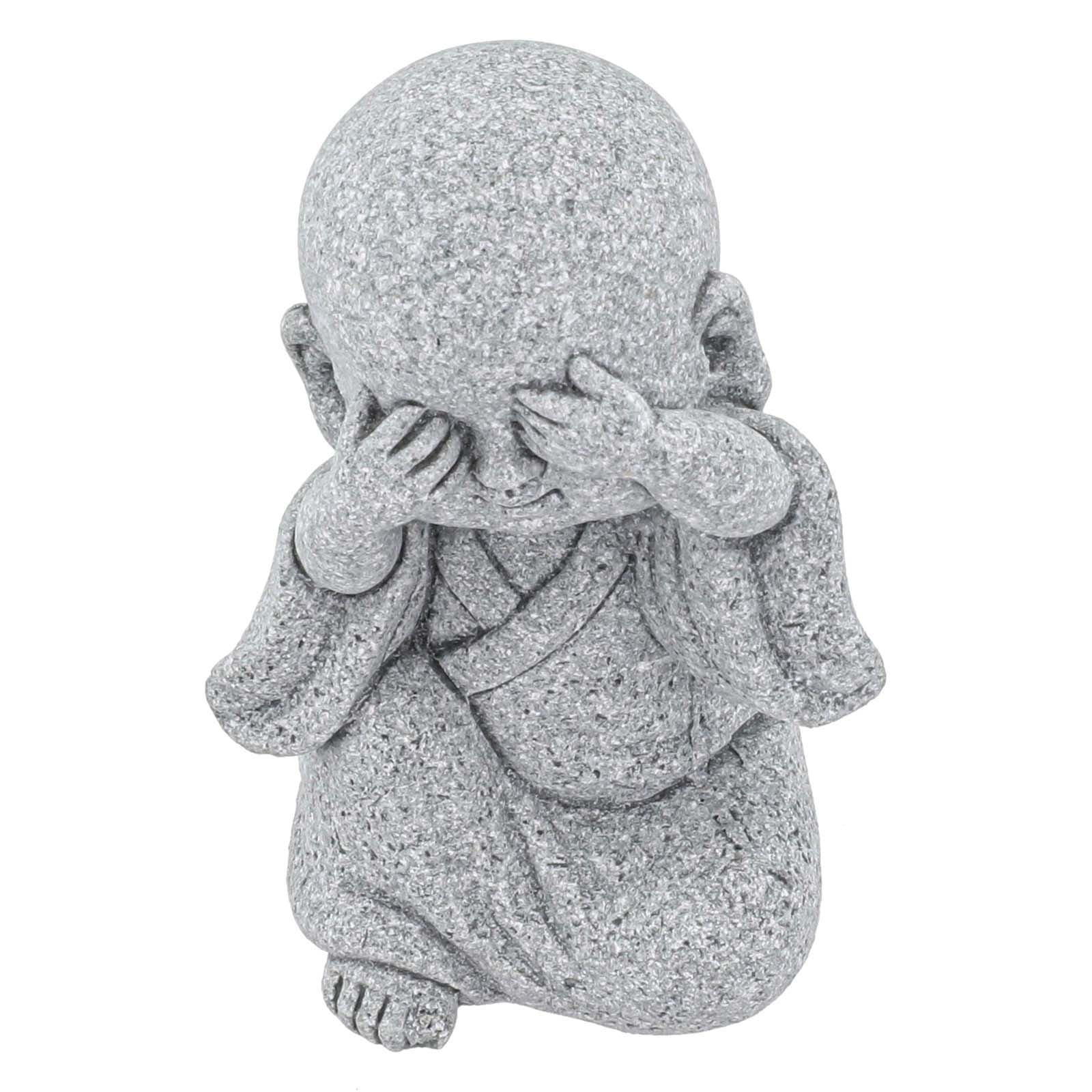 Baby Buddha Small Monks Miniature Tea Tray Statue Art Sculpture Decor ...