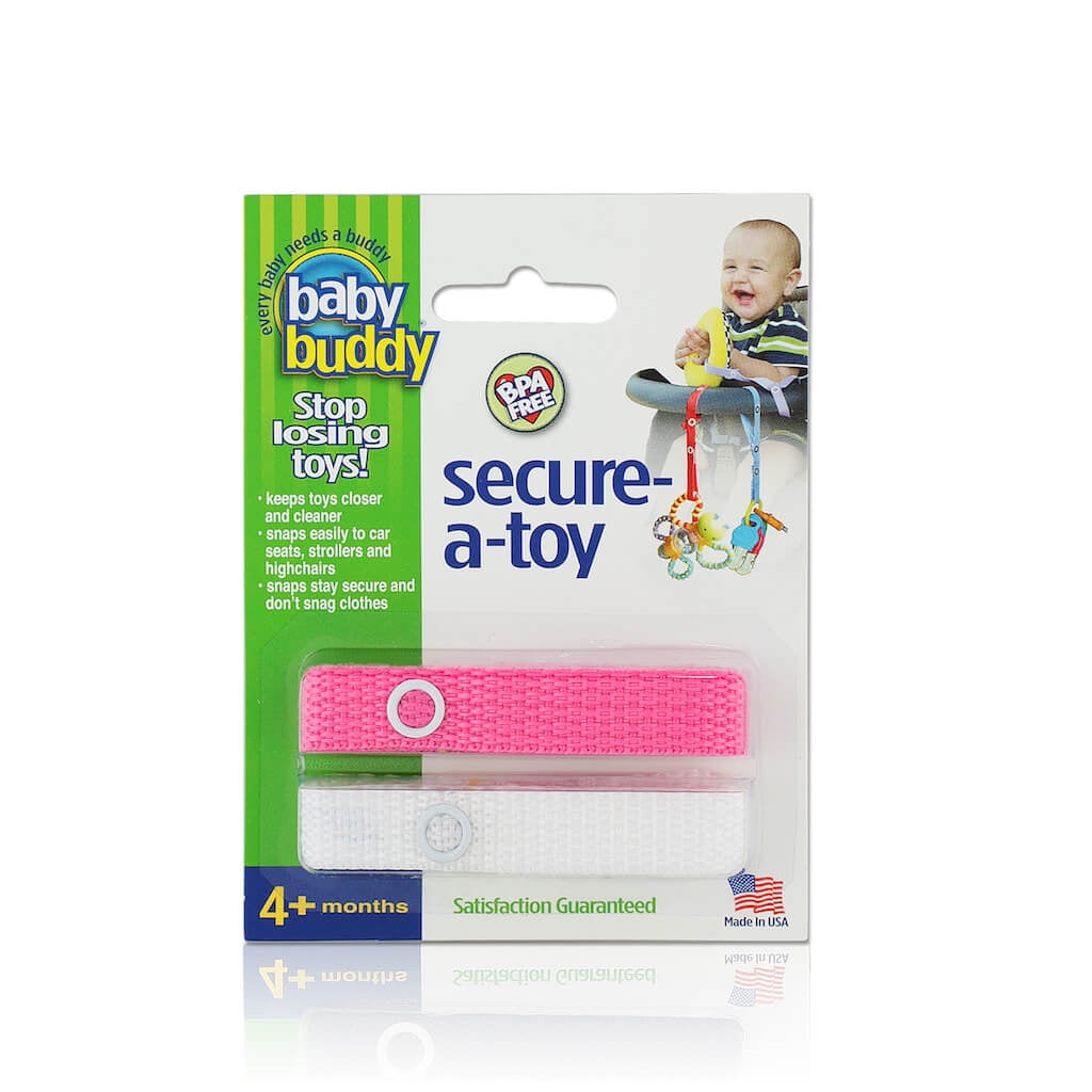 Baby Buddy Toddler Secure-A-Toy, Strap for Toys, Teether, Pacifier ...