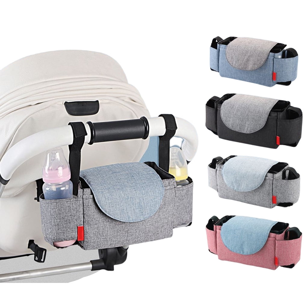 Baby Buggy Organiser Baby Pushchair Pram Cup Holder Bags Mummy Bag ...