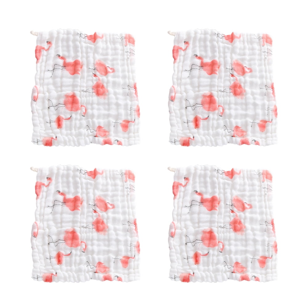 Baby Burp Cloths 4 Pack Premium Cotton Burping Rags for Newborn Ultra ...
