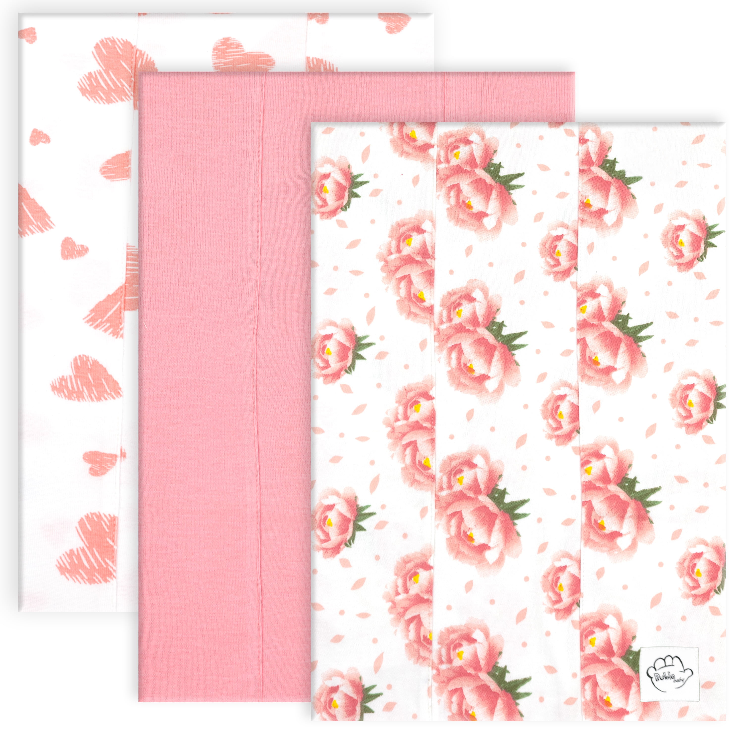 Baby Burp Cloths for Boys and Girls - 3 Pack Large 100% Cotton Double ...