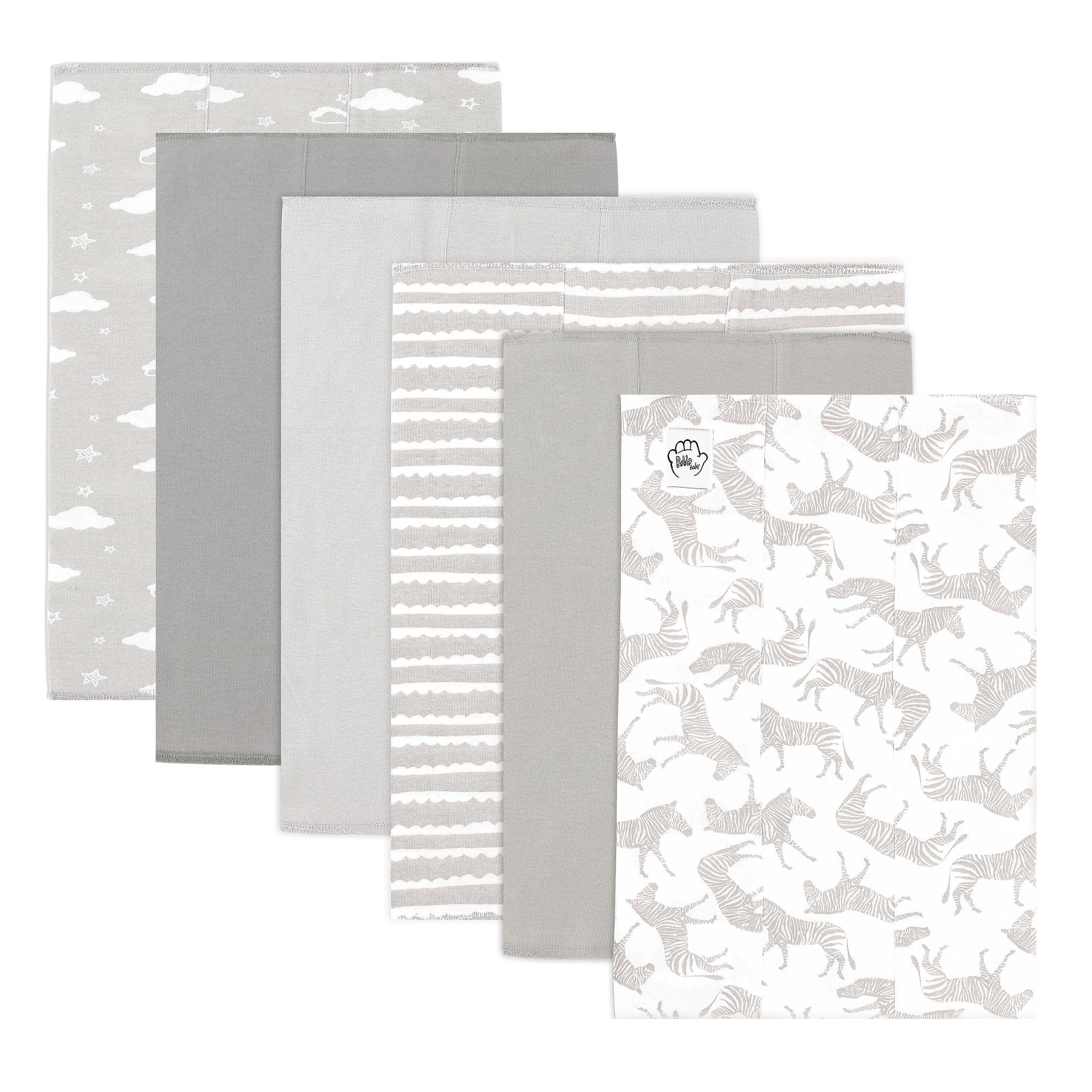 Baby Burp Cloths for Boys and Girls - 6 Pack Large 100% Cotton - Double ...